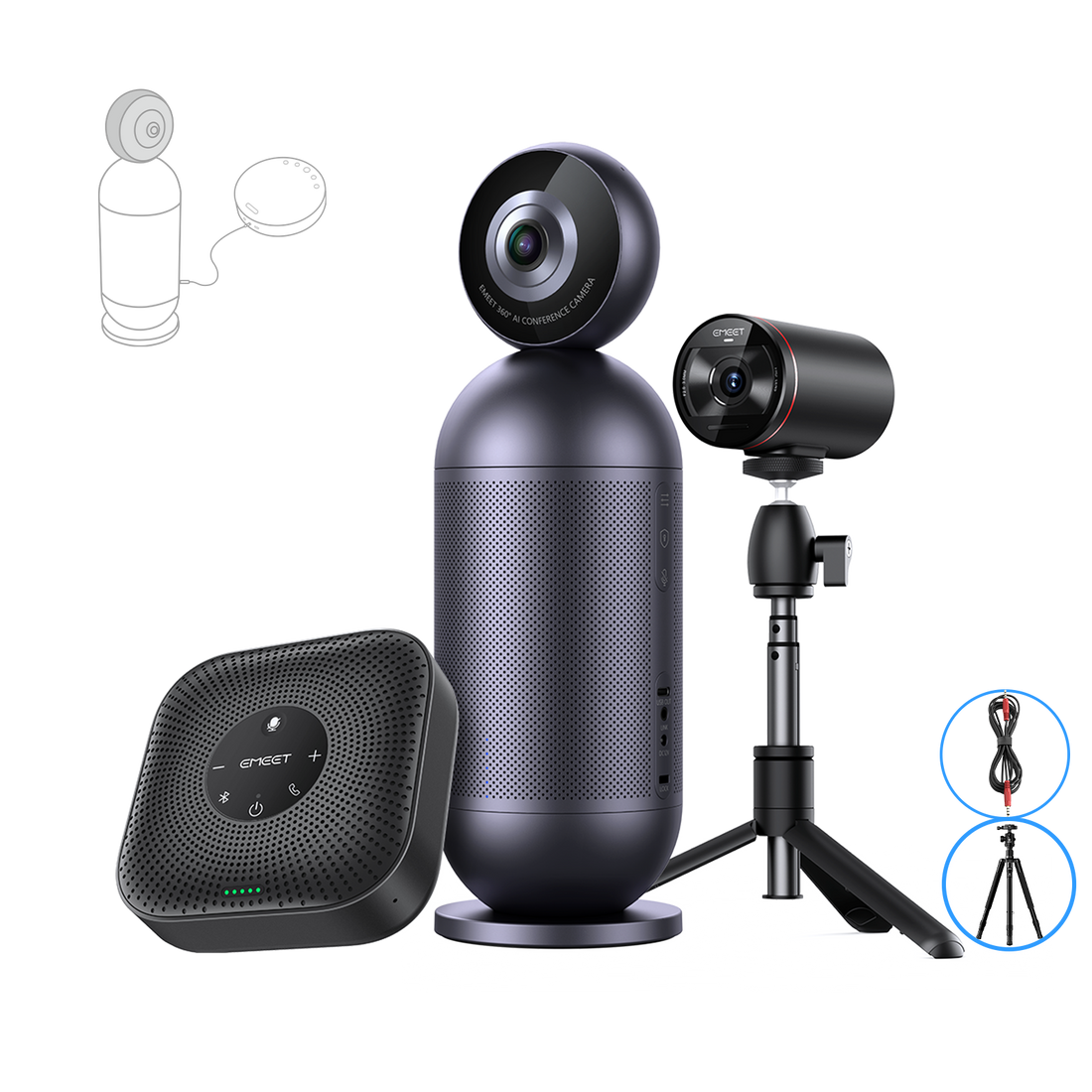 EMEET Meeting Capsule Pro Room Kit – EMEET Japan